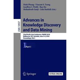 Springer International Publishing Advances in Knowledge Discovery and Data Mining, Kartoniert (TB)