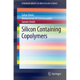 Springer Silicon Containing Copolymers - Sahar Amiri, Mohammad Ali Semsarzadeh, Sanam Amiri, Kartoniert (TB)