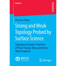 Springer Strong and Weak Topology Probed by Surface Science - Christian Pauly, Kartoniert (TB)