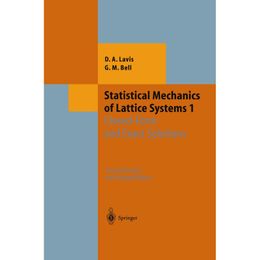 Springer Statistical Mechanics of Lattice Systems - David Lavis, George M. Bell, Kartoniert (TB)
