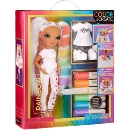 MGA Entertainment Rainbow High Color & Create Fashion Doll- green eyes