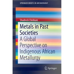 Springer International Publishing Metals in Past Societies - Shadreck Chirikure, Kartoniert (TB)