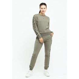 Tom Barron Freizeitanzug ZEBRA PATTERN SWEATSHIRT AND PANT SET