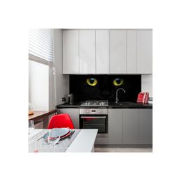 wandmotiv24 Küchenrückwand Mysteriöse Katzenaugen