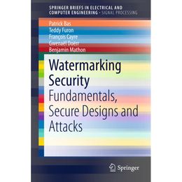 Springer Nature Watermarking Security - Patrick Bas, Teddy Furon, François Cayre, Gwenaël Doërr, Benjamin Mathon, Kartoniert (TB)