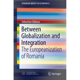 Springer Between Globalization and Integration - Sebastian Vaduva, Kartoniert (TB)