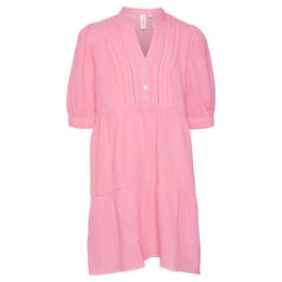 Vero Moda GIRL - Kurzarmkleid VMNATALI in pink cosmos, Gr.134