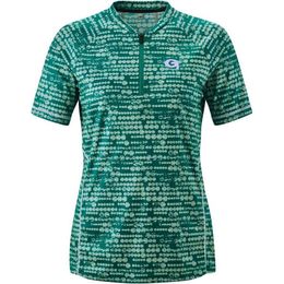 Gonso Radtrikot Boazzo Da-Bikeshirt-1/2-HZ GREEN ALLOVER