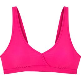 Lascana Lolo Bikini-Oberteil, Triangel, breite Träger, für Damen, pink, 38C