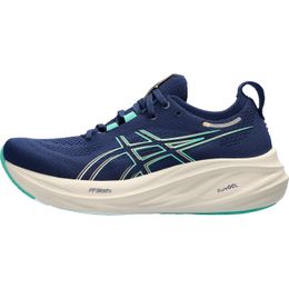 asics Laufschuhe "Gel-Nimbus 26", dämpfend, rutschfest, für Damen, blau, 40.5