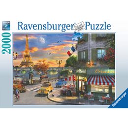 Ravensburger Puzzle "Romantische Abendstunde in Paris", 2000 Teile, mehrfarbig