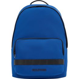 Tommy Hilfiger Daypack, Reißverschluss, Logo-Stickerei, für Herren, blau