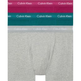 Calvin Klein Cotton Stretch Pants kurz, Logo-Bund, 3er Pack, für Herren, mehrfarbig, M