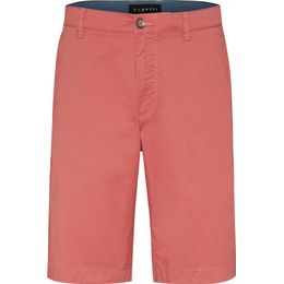 Bugatti Chino-Bermudas, Straight Fit, Stretch, für Herren, orange, 54