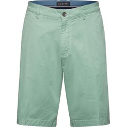 Bugatti Chino-Bermudas, Straight Fit, Stretch, für Herren, grün, 28