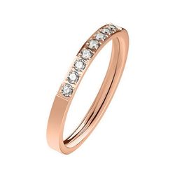 Taffstyle Fingerring Damen Ring Verlobungsring Ehering mit Kristallen