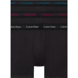 Calvin Klein Cotton Stretch Pants, 3er-Pack, Logo-Bund, für Herren, schwarz, XL