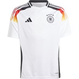 Adidas DFB Heimtrikot 24, feuchtigkeitsabsorbierend, für Kinder, weiß, 164