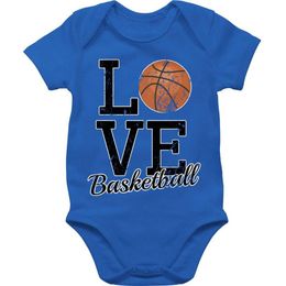 Shirtracer Shirtbody Love Basketball Sport & Bewegung Baby