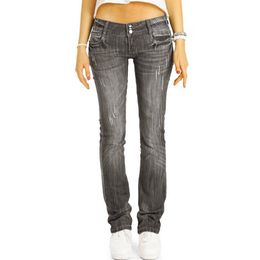 be styled Straight-Jeans low waist Damenjeans