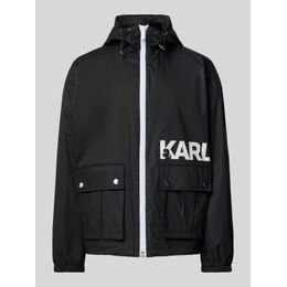 K by KARL LAGERFELD Jacke mit Label-Print