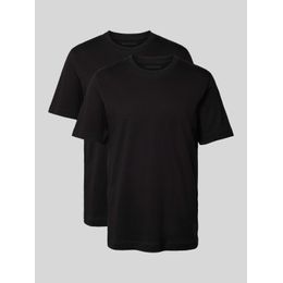Tom Tailor T-Shirt im unifarbenen Design im 2er-Pack
