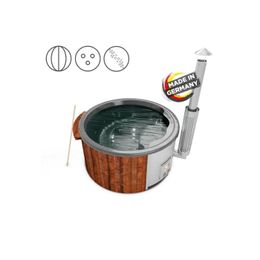 Holzklusiv Whirlpool-Badewanne Hot Tub Saphir Spa