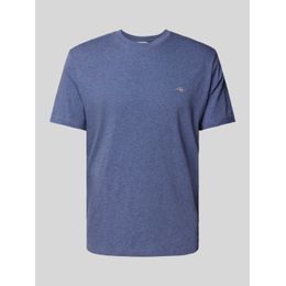 Gant Regular Fit T-Shirt in Melange-Optik