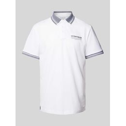 Tom Tailor Regular Fit Poloshirt mit Label-Print