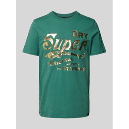 Superdry T-Shirt mit Label-Print Modell 'METALLIC WORKWEAR'