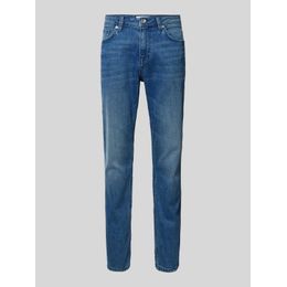 Tom Tailor Slim Fit Jeans in unifarbenem Design Modell 'Josh'