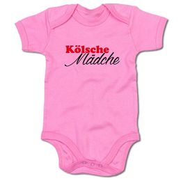 G-graphics Kurzarmbody Kölsche Mädche Baby Body mit Spruch / Motiv / Aufdruck • als Geschenk