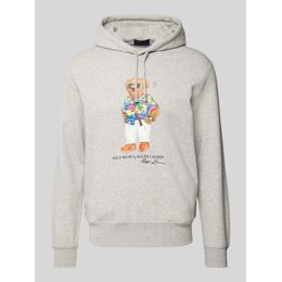 Polo Ralph Lauren Hoodie mit Motiv- und Label-Print