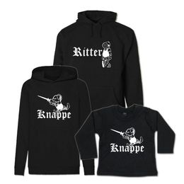 G-graphics Kapuzenpullover Ritter & Knappe (Familienset