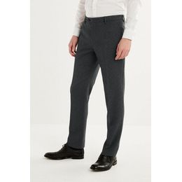 next Anzughose Slim Fit Anzug mit Hahnentrittmuster: Hose (1-tlg)