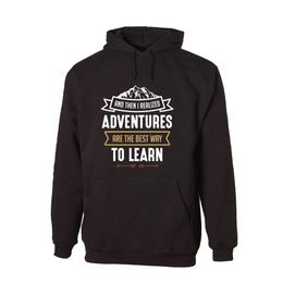 G-graphics Hoodie And then I realized Adventures are the best way to learn mit trendigem Frontprint