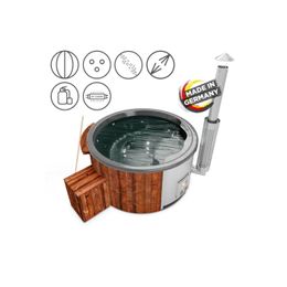Holzklusiv Whirlpool-Badewanne Hot Tub Saphir Spa Deluxe CleanUV