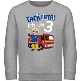 Shirtracer Sweatshirt Tatü Tata! Ich bin 3 Feuerwehrmann Sam Mädchen