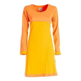 Vishes Jerseykleid Langarm Damen Kleid Longshirt Jerseykleid Bio-Baumwolle GOTS Hippie