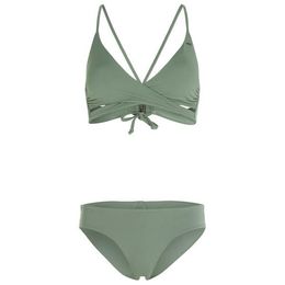 O`Neill O'Neill - Women's Essentials Baay Maoi Bikini Set - Bikini Gr 34 grün