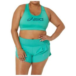 asics - Women's Core asics Logo Bra - Sport-BH Gr XS türkis