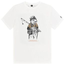 PICTURE - D&S Fisherfish Tee - T-Shirt Gr L weiß