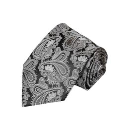 Paul Malone Krawatte Elegante Seidenkrawatte Herren Schlips paisley brokat 100% Seide Breit (8cm)