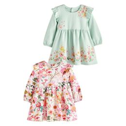 next Jerseykleid 2er-Pack Baby-Kleid aus Jersey mit Rüschen (2-tlg)