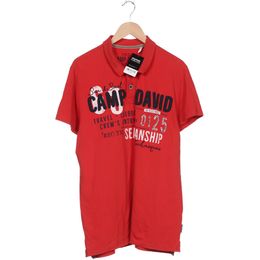 CAMP DAVID Herren Poloshirt, rot, Gr. 54