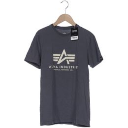 Alpha Industries Herren T-Shirt, grau, Gr. 46