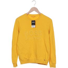 BOSS Orange Damen Sweatshirt, gelb