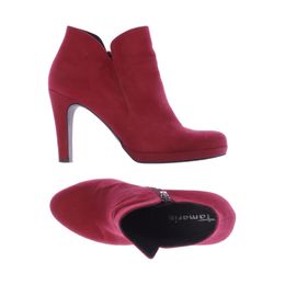 Tamaris Damen Stiefelette, rot, Gr. 39