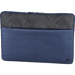 Hama Tayrona 14.1 Zoll Notebooktasche Sleeve für Universal Polyester, Polyurethan (PU), Dunkelblau