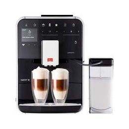 Melitta Barista T Smart F83/0-102 , Vollautomat schwarz Kapazität: 1,8 Liter Verbrauch: 1.450 Watt (Betrieb) Fassungsvermögen: 270 g Bohnenbehälter: 2